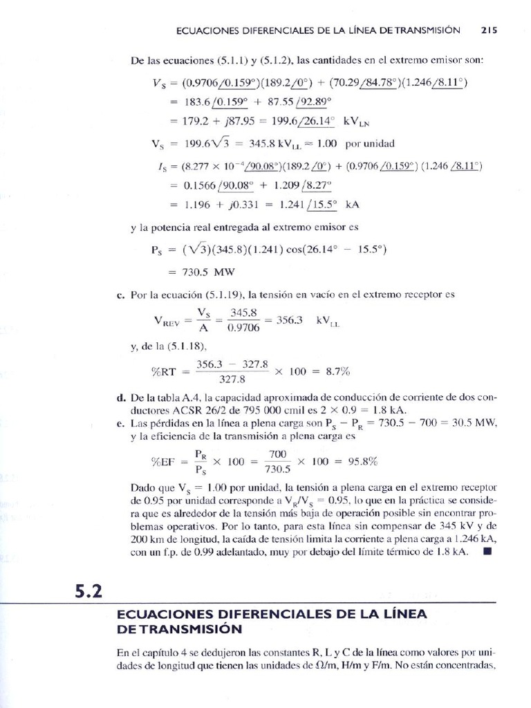 14.lineas Largas - Ecuaciones Diferenciales | PDF