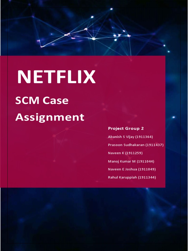 Netflix Case Report Group 2 PDF | PDF | Netflix | Streaming Media