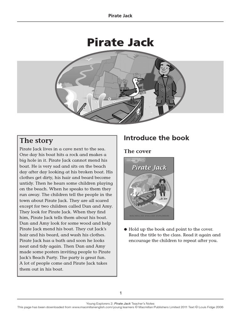 Pirate Jack: The Story Introduce The Book | PDF | Reading Comprehension ...
