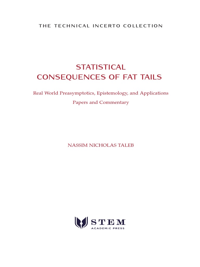 Statistical Consequences of Fat Tails | PDF | Probability Distribution ...