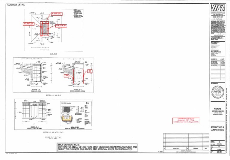 VDOT Curbcut Details | PDF