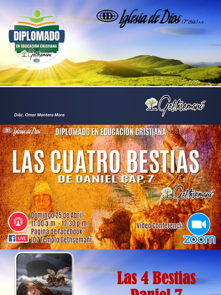 2.-Las 4 Bestias (Daniel 7) 26.abr.2020 PDF | PDF | Daniel (figura ...