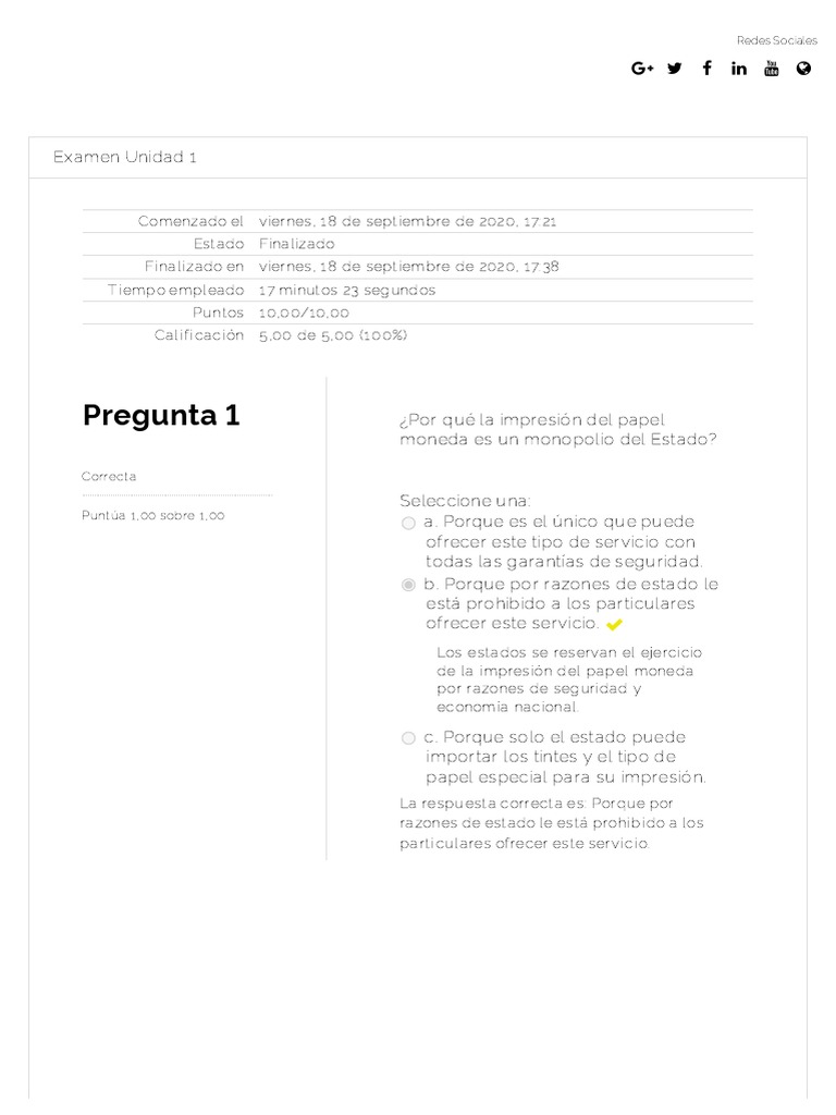 Examen Unidad 1 GPP PDF | PDF | Comercio | Mercado (economía)