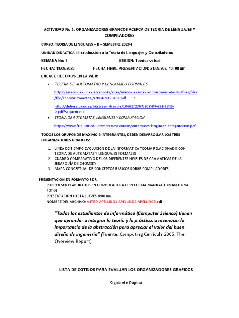 Tarea - Actividad 1 - Organizadores Graficos | PDF | Ciencia cognitiva ...