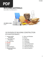Building Construction and Materials Notes PDF | PDF