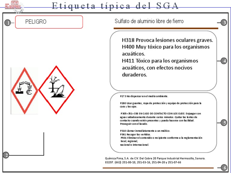 NOM-018 Etiqueta SGA | PDF