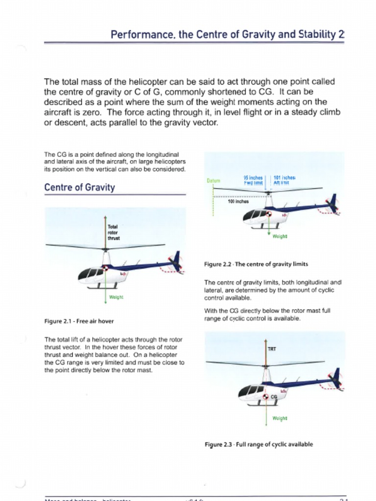 Helicopter Mass and Balance | PDF