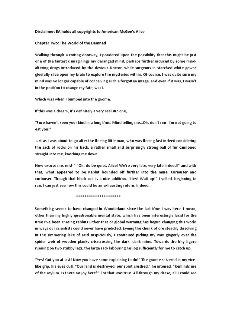 Chapter Two: The World of The Damned | PDF