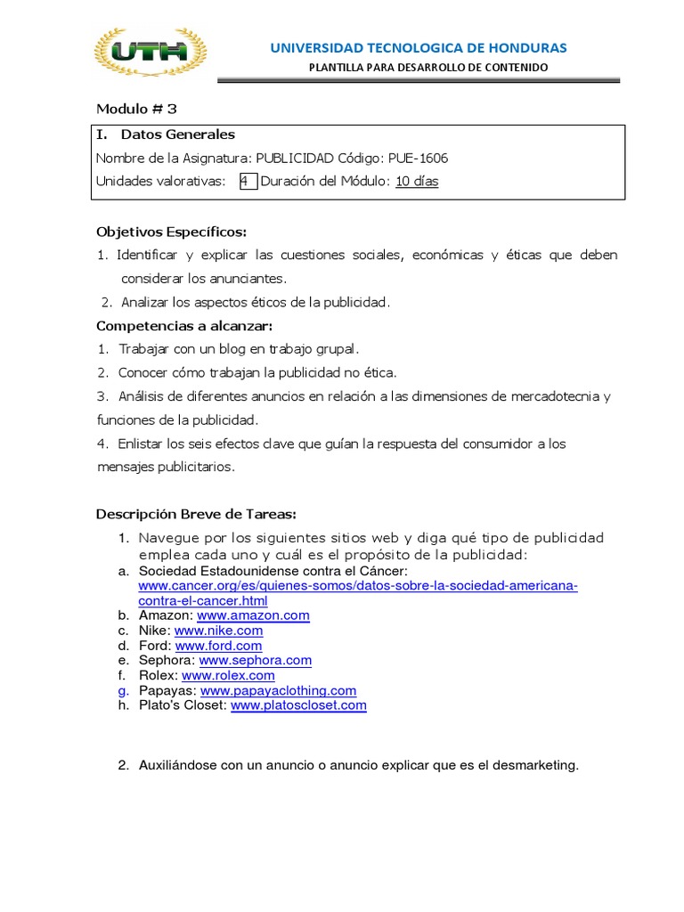 Lectura Complementaria 3 Iii 2019 | PDF | Marca | Publicidad