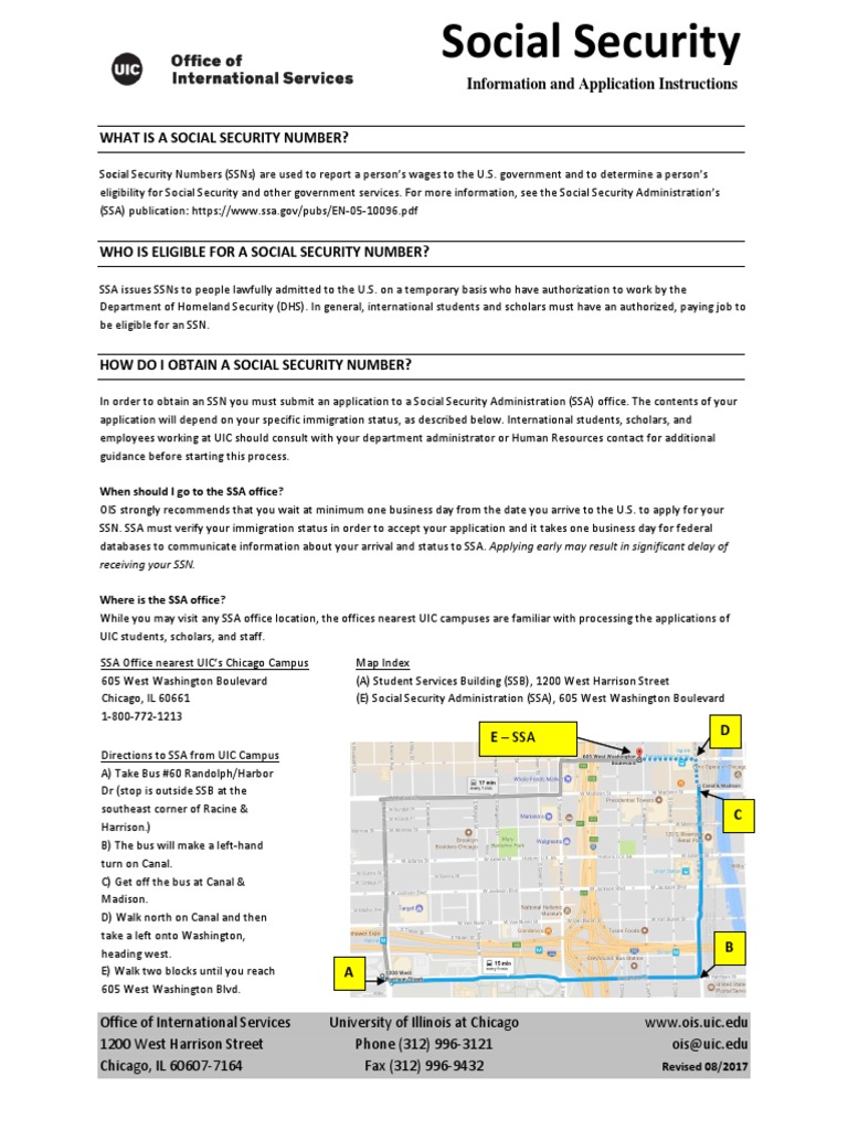 Information and Application Instructions: When Should I Go To The SSA ...