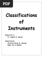 Single vs Double Reed Instruments | PDF | Language Arts & Discipline | Art