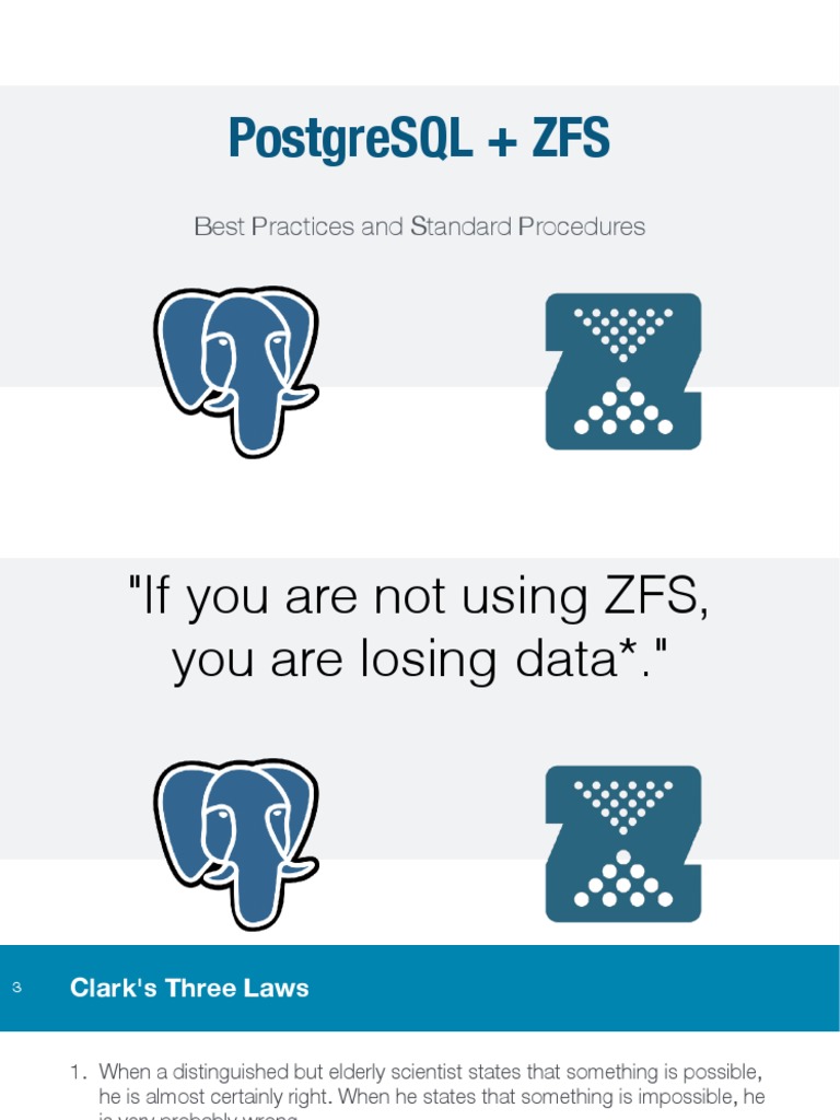 Scale15x-2017-Postgresql Zfs Best Practices | PDF | File System | Solid State Drive