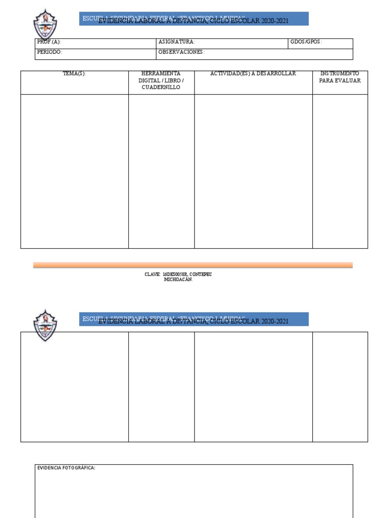 Formato Reporte Laboral 2020-2021 | PDF | Modificación de ...