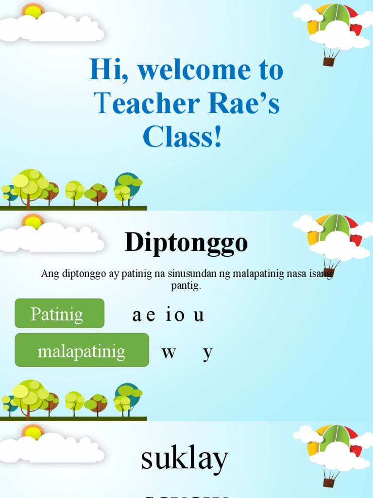 Diptonggo 3 | PDF