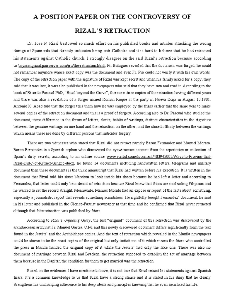 A-POSITION-PAPER-ON-THE-CONTROVERSY-OF-RIZALS-RETRACTION.docx