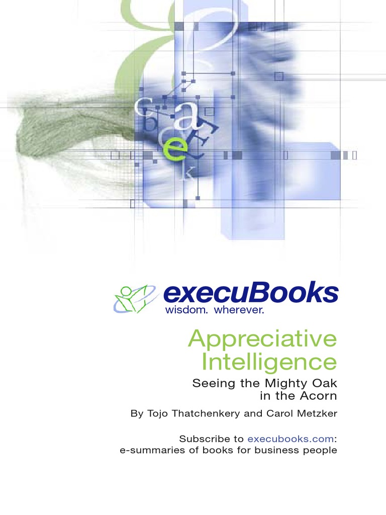 Appreciative Intelligence | PDF | Self Efficacy | Insight