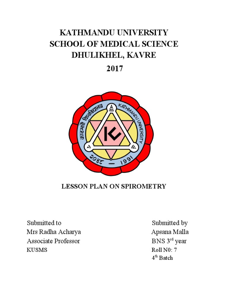 Kathmandu University School of Medical Science Dhulikhel, Kavre 2017 | PDF | Exhalation ...