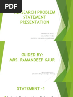 Problem Statement On Obstetric and Gynaecology: Name of Guide | PDF ...