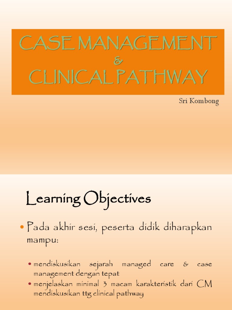 13 Case Management Clinical Pathway | PDF | Medical Diagnosis | Health Care