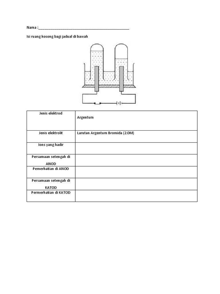 Latihan ELEKTROLISIs | PDF
