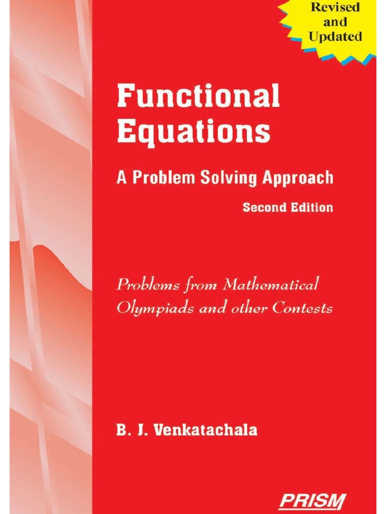 Functional Equations A Problem Solving PDF | PDF