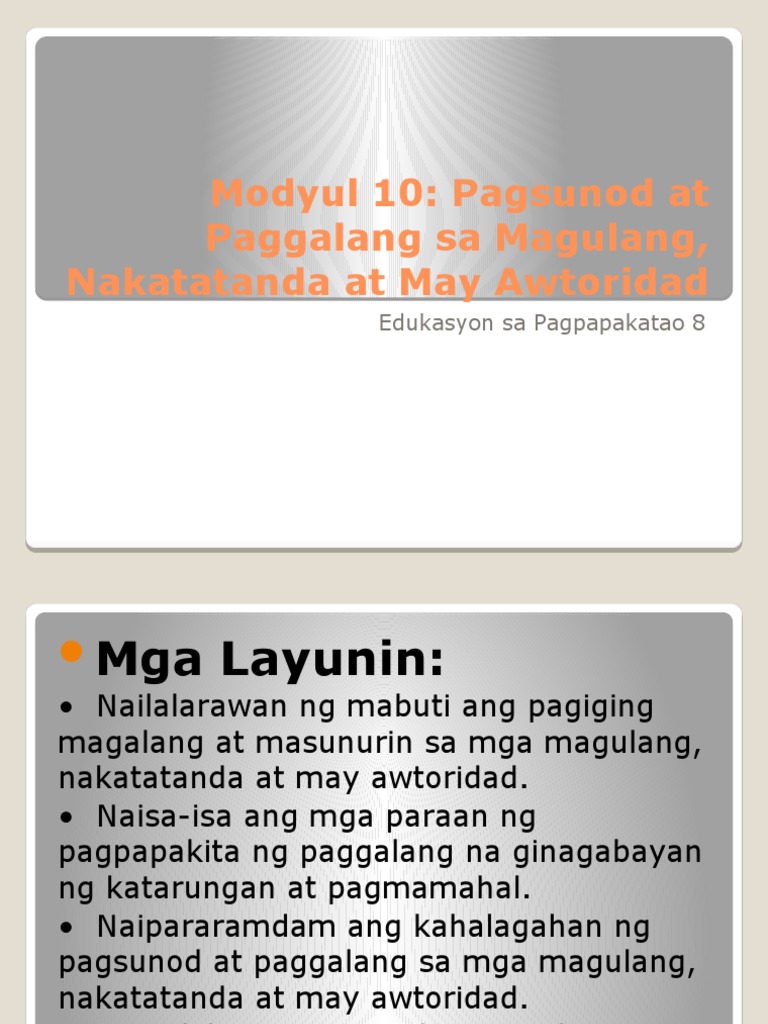 Modyul 10 Esp8 | PDF