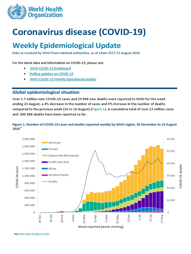 Weekly Epi Update PDF | PDF