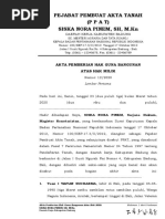 Contoh Akta - Jual Beli (AJB) | PDF