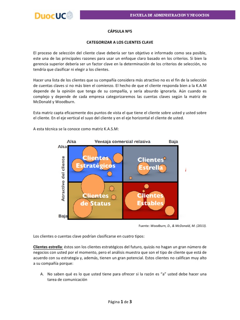 Categorización de Clientes Clave | PDF | Cliente | Precios