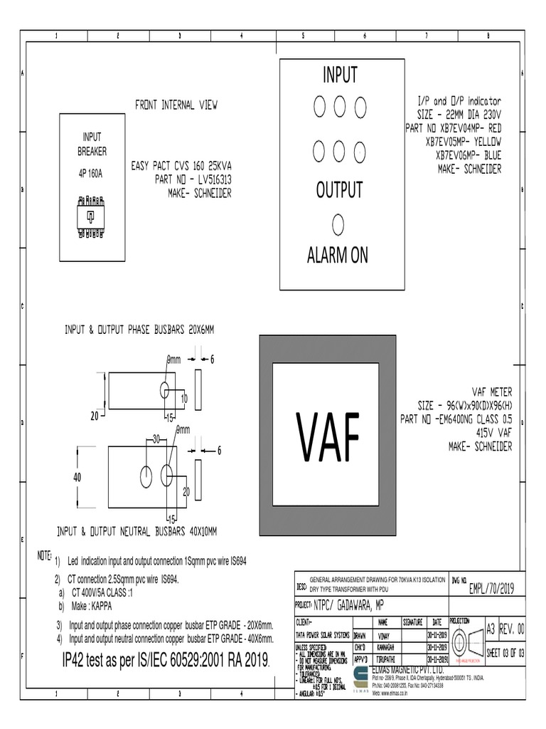 Input: IP42 Test As Per IS/IEC 60529:2001 RA 2019 | PDF