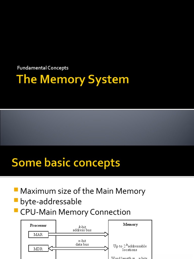 Chapter5-The Memory System | PDF | Cache (Computing) | Read Only Memory
