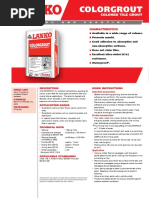 Davco Grout 280 ECO - BROCHURE - 2 PDF | PDF | Concrete | Materials