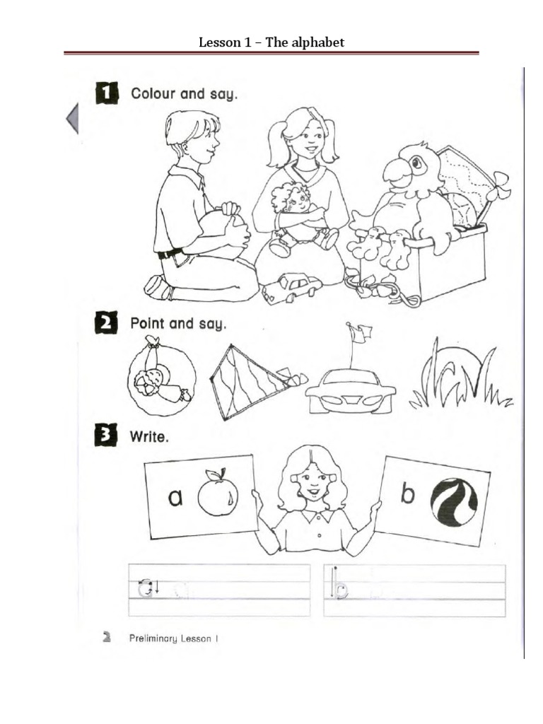 Lesson 1 - The Alphabet | PDF