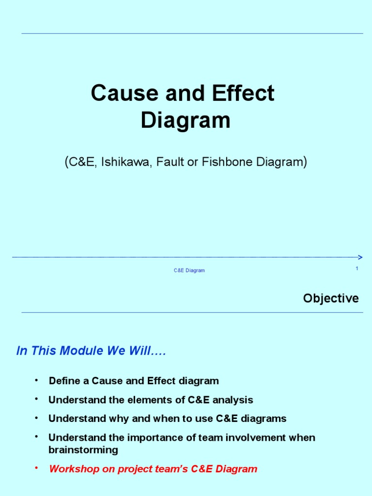 Cause and Effect Diagram | PDF | Causality | Cognitive Science