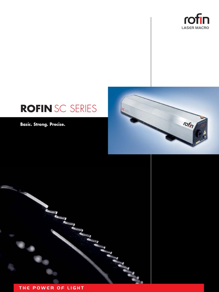 ROFIN SC SERIES. Basic. Strong. Precise PDF | PDF
