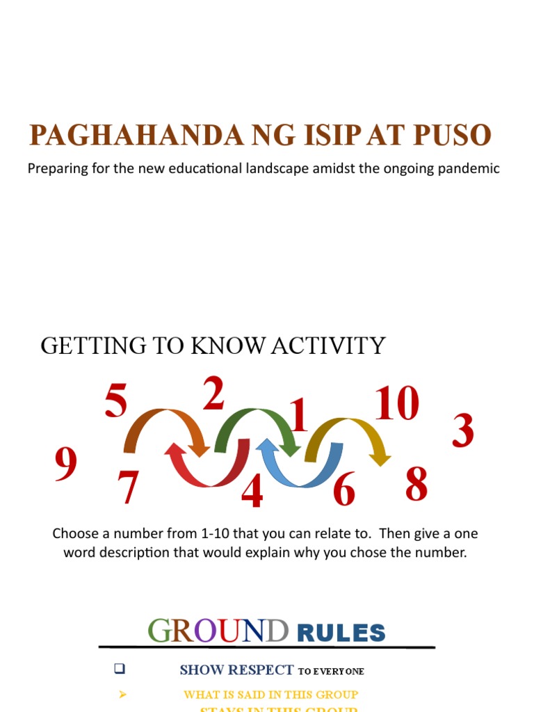 Paghahanda NG Isip at Puso: Preparing For The New Educational Landscape ...