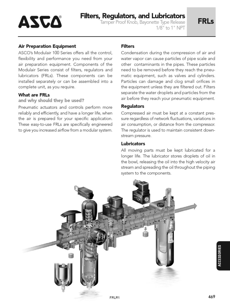 ASCO Air Preparation Equipment Guide | PDF | Pounds Per Square Inch ...