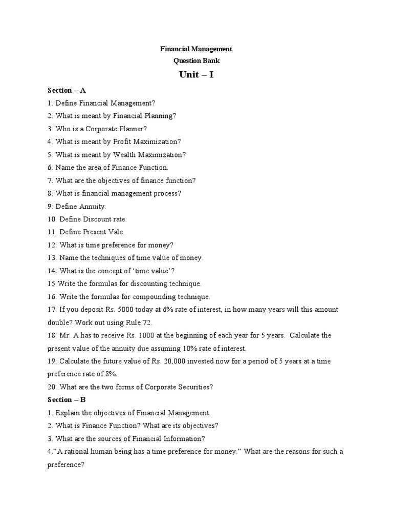 FM QB New New | PDF | Cost Of Capital | Dividend