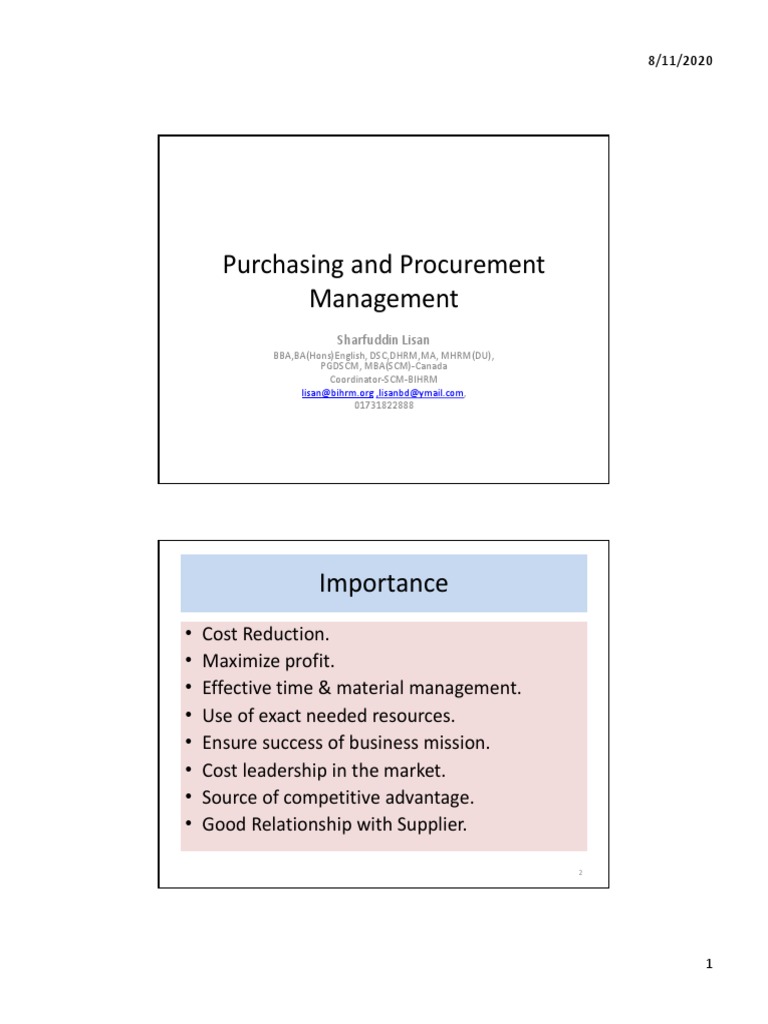 Procurement MGT Process | PDF | Request For Proposal | Procurement