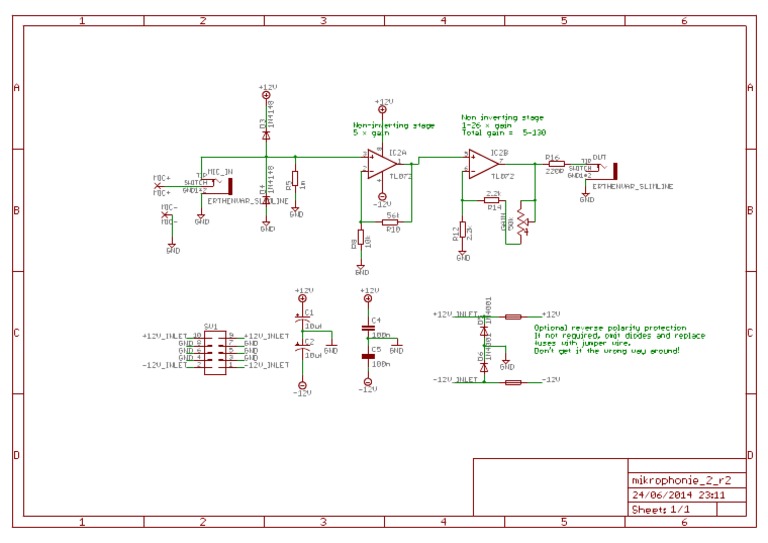 Mikrophonie 2 2 Schematic PDF | PDF