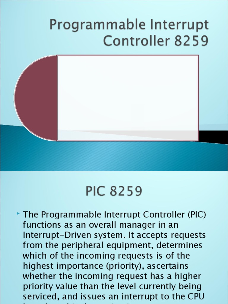 8259 - Final | PDF | Input/Output | Computer Hardware