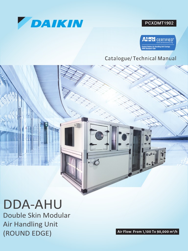 Daikin AHU (DDA) - AHRI Certified Catalogue PDF | PDF | Home Appliance ...