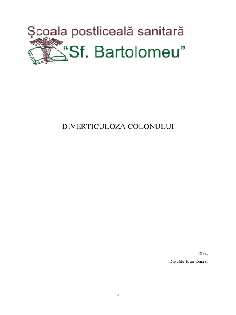 Diverticuloza Colonului | PDF