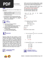 Module 3: Numerical Solutions To Ce Problems | PDF