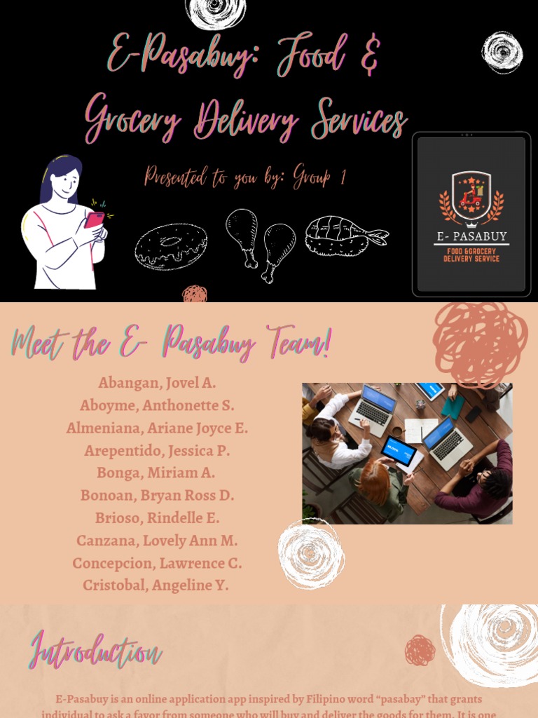 E - Pasabuy | PDF | Restaurants | Grocery Store