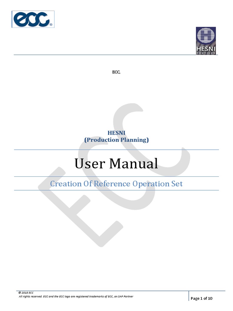 PP - Reference Operation Set Creation PDF | PDF | Intellectual Works | Information Science