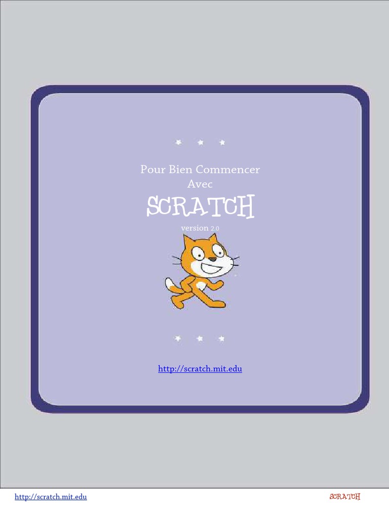 0699 Pour Bien Commencer Avec Scratch | PDF | Scratch (Langage de ...