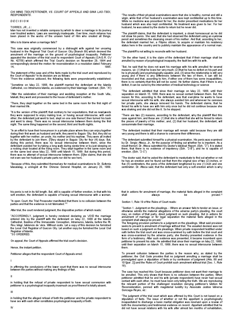 Chi Ming Tsoi V Ca | PDF | Pleading | Judgment (Law)