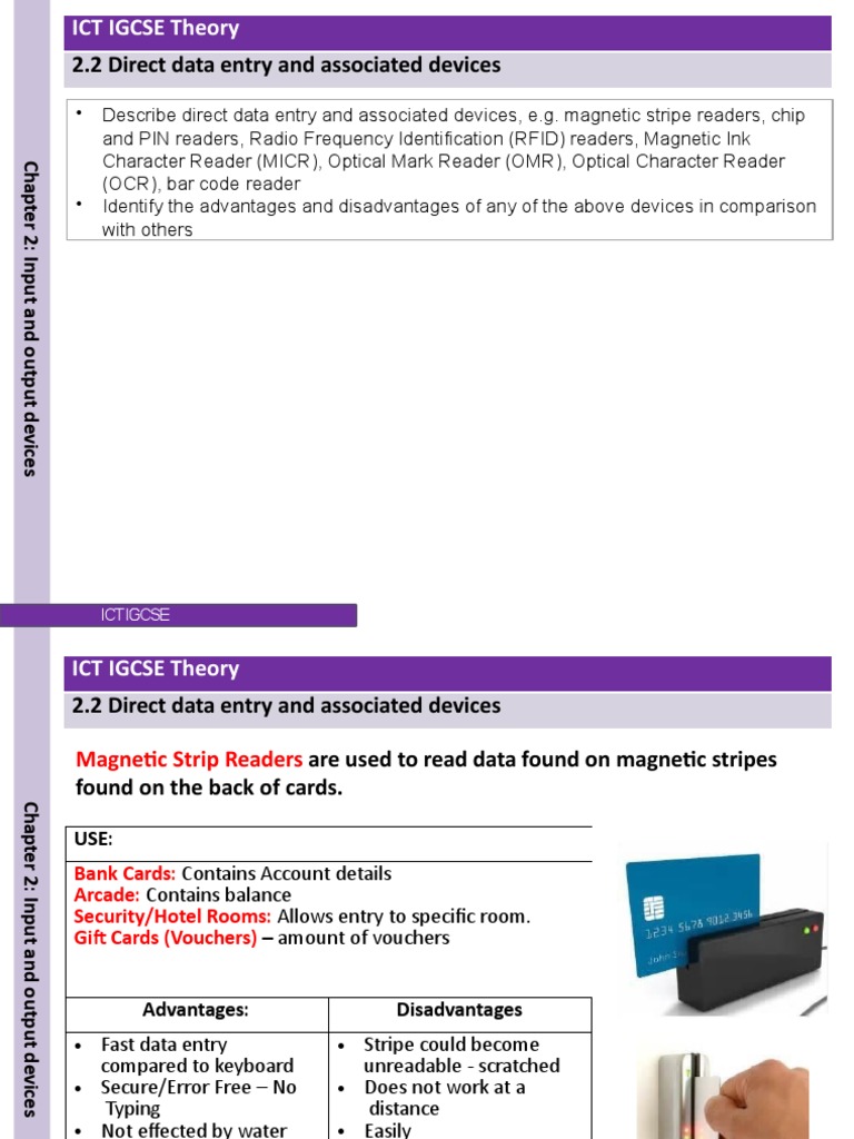 2.2 Direct Data Entry and Associated Devices | PDF | Radio Frequency ...