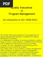 Integrating Iso 10006-Pmbok Into Pdca | PDF | Quality Management System | Project Management